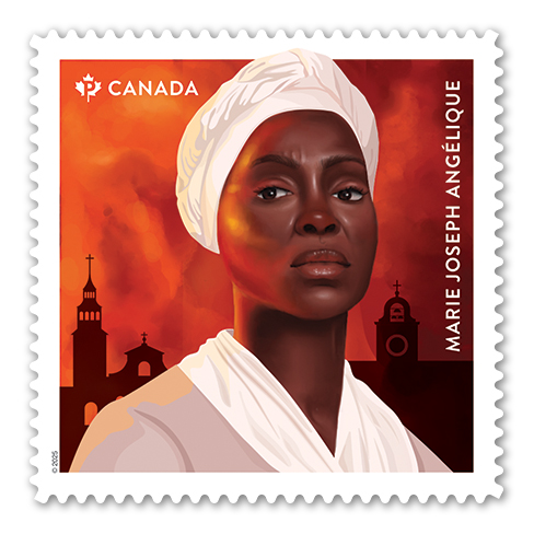 New Black History Month stamp features Marie Joseph Angélique | Canada Post
